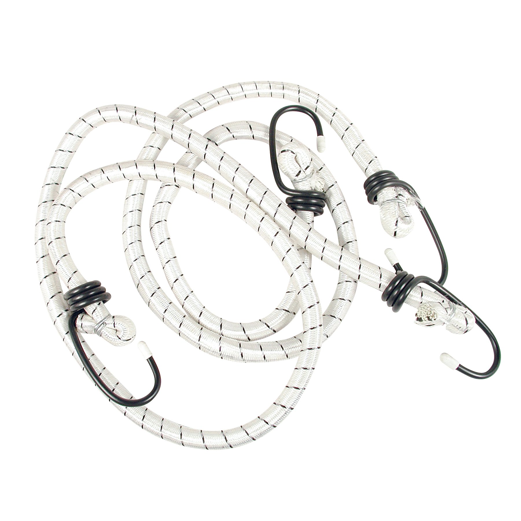 Tool Choice Stretch Cord Set with Hooks - White - Shop Rope & bungee ...