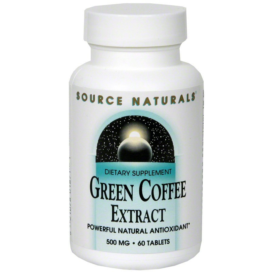 Source Naturals Green Coffee Extract 500mg Tablets, 60 ct | Central ...