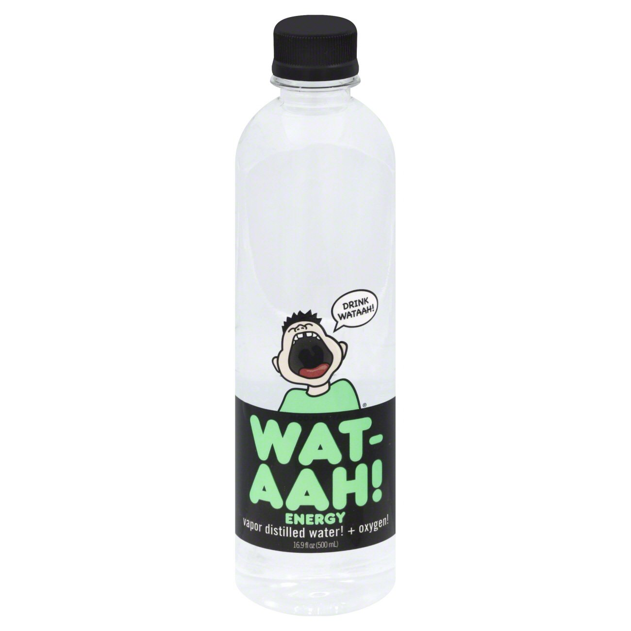 WAT-AAH! Energy Vapor Distilled Water with Electrolytes - Shop Water at ...