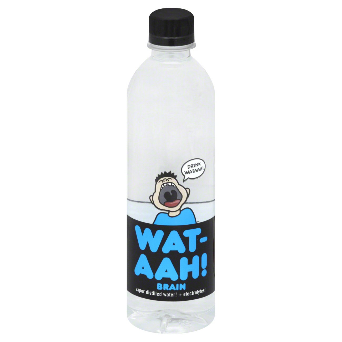WAT-AAH! Brain Vapor Distilled Water with Electrolytes - Shop Water at ...