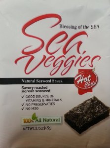 Sea Veggies Hot Chili Seaweed - Shop Chips at H-E-B
