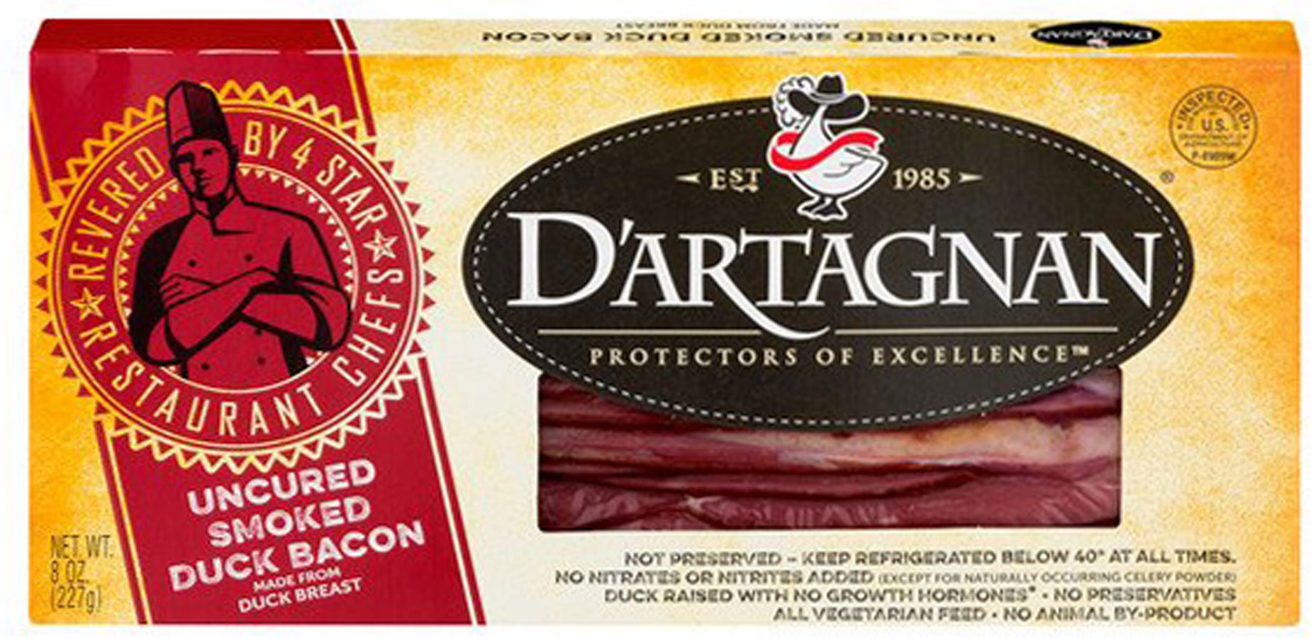 D'Artagnan Uncured Smoked Duck Bacon, 8 oz | Central Market - Really ...