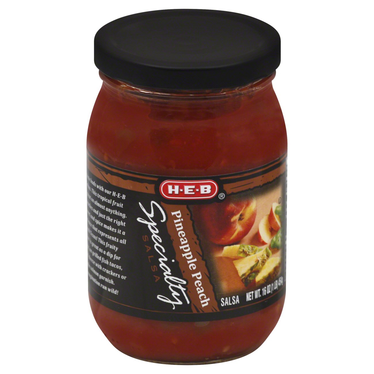 H-E-B Pineapple Peach Specialty Salsa - Shop Salsa & dip at H-E-B