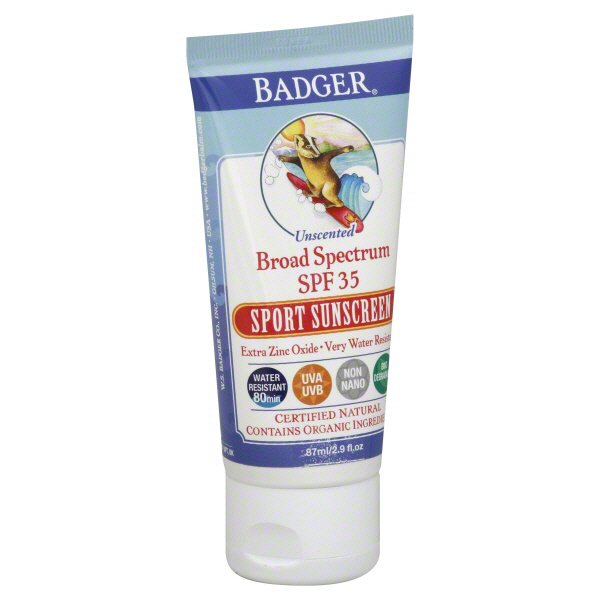 Badger SPF 35 Unscented Sport Sunscreen - Shop Bath & Skin Care at H-E-B