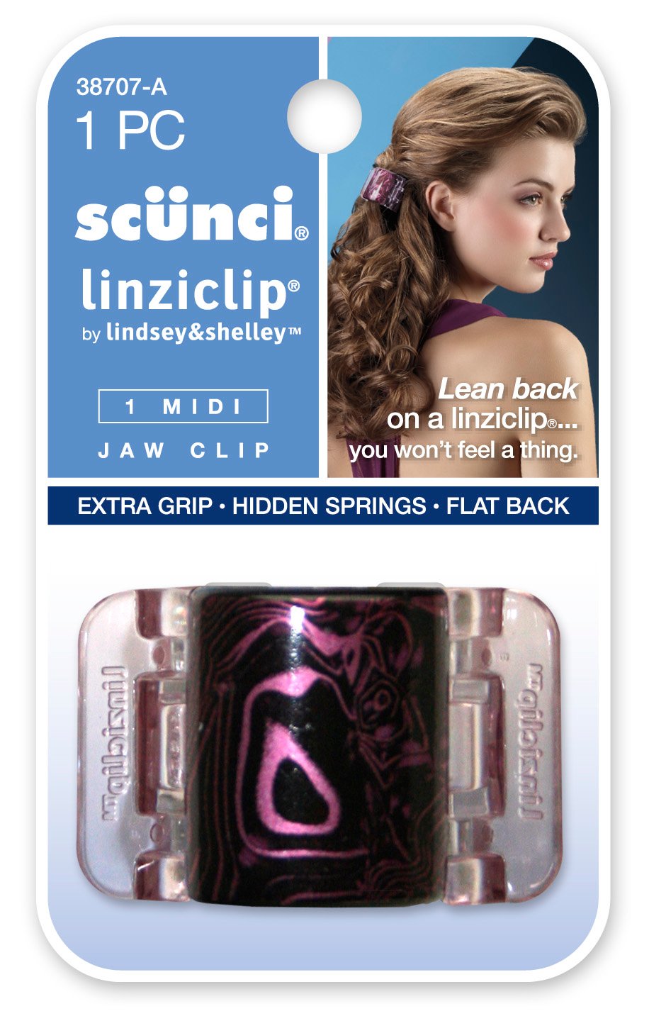 Scunci Linziclip Swirl Pattern Medium Jaw Clip - Shop Hair accessories ...