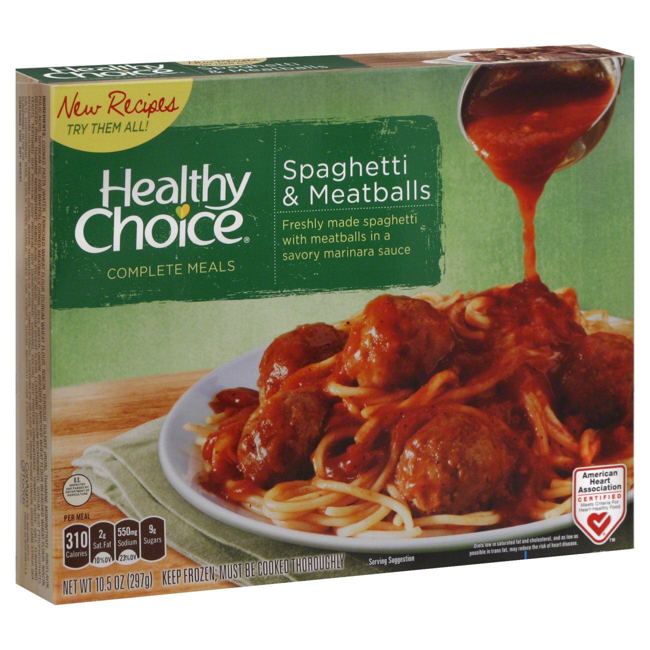 Healthy Choice Complete Meals Spaghetti & Meatballs - Shop Entrees ...