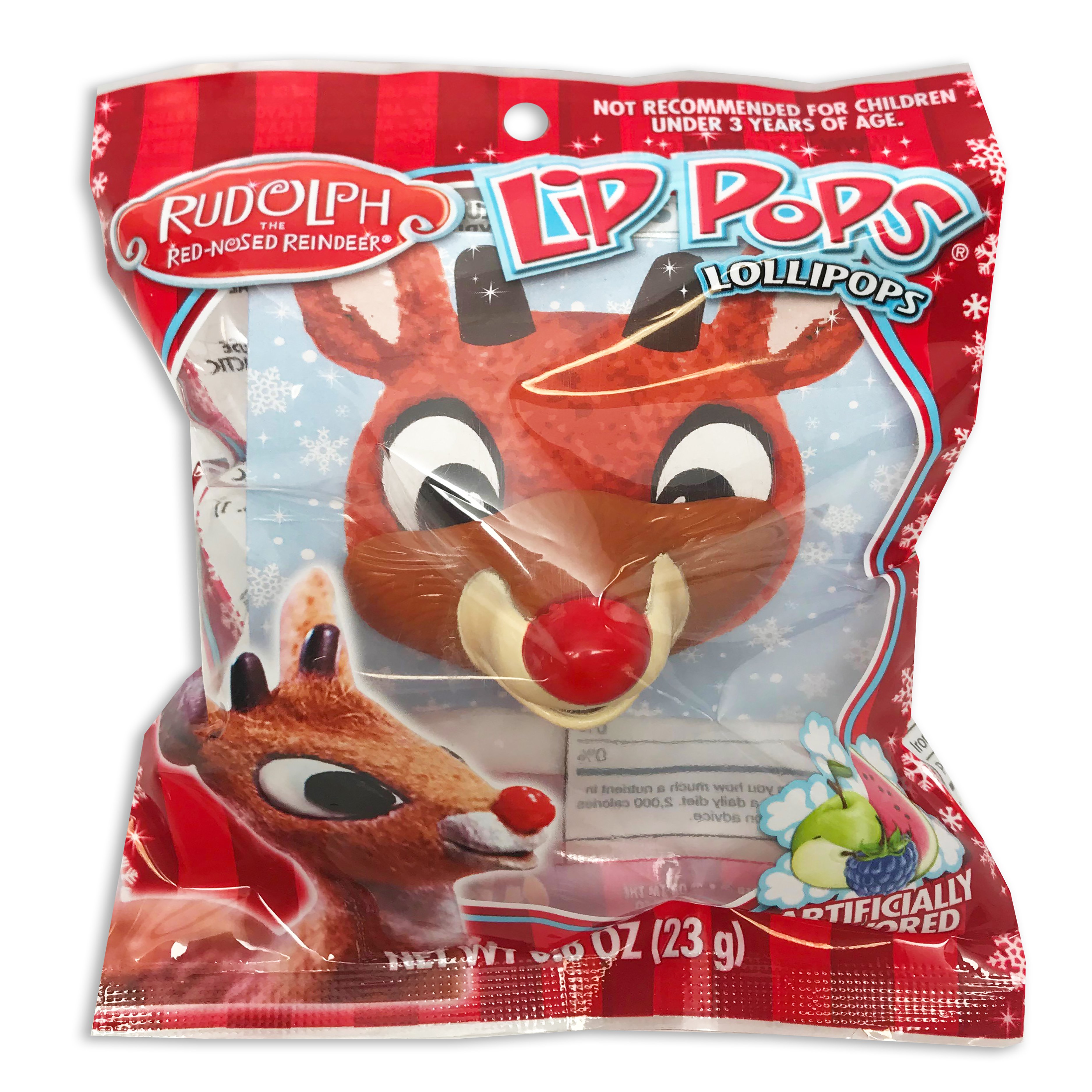 Flix Candy Rudolph Lip Pops Lollipops - Shop Candy at H-E-B