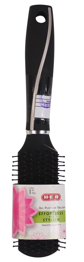 H-E-B All Purpose Soft Touch Hairbrush - Shop Brushes & combs at H-E-B
