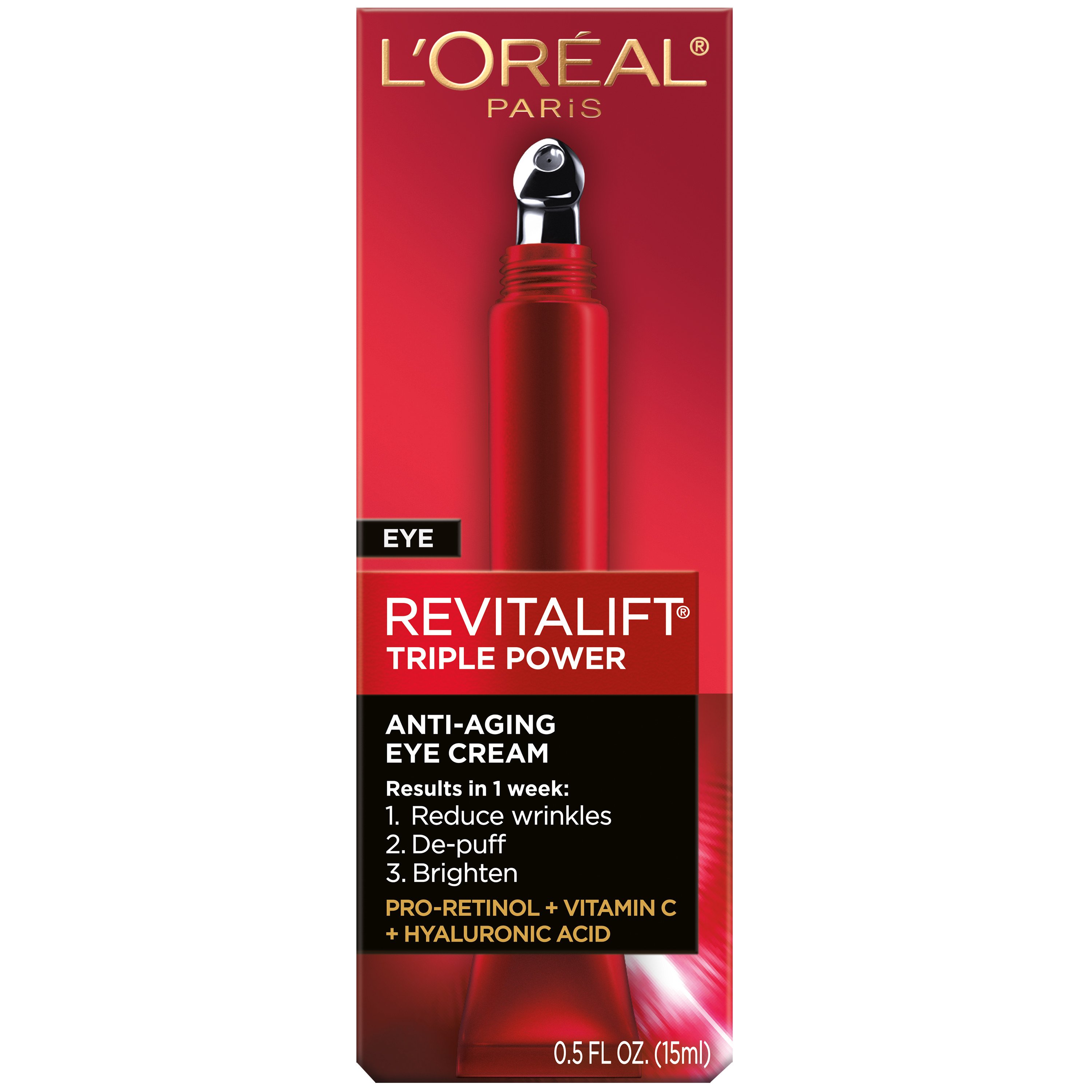L'Oréal Paris Revitalift Triple Power Eye Treatment, Anti Aging - Shop ...