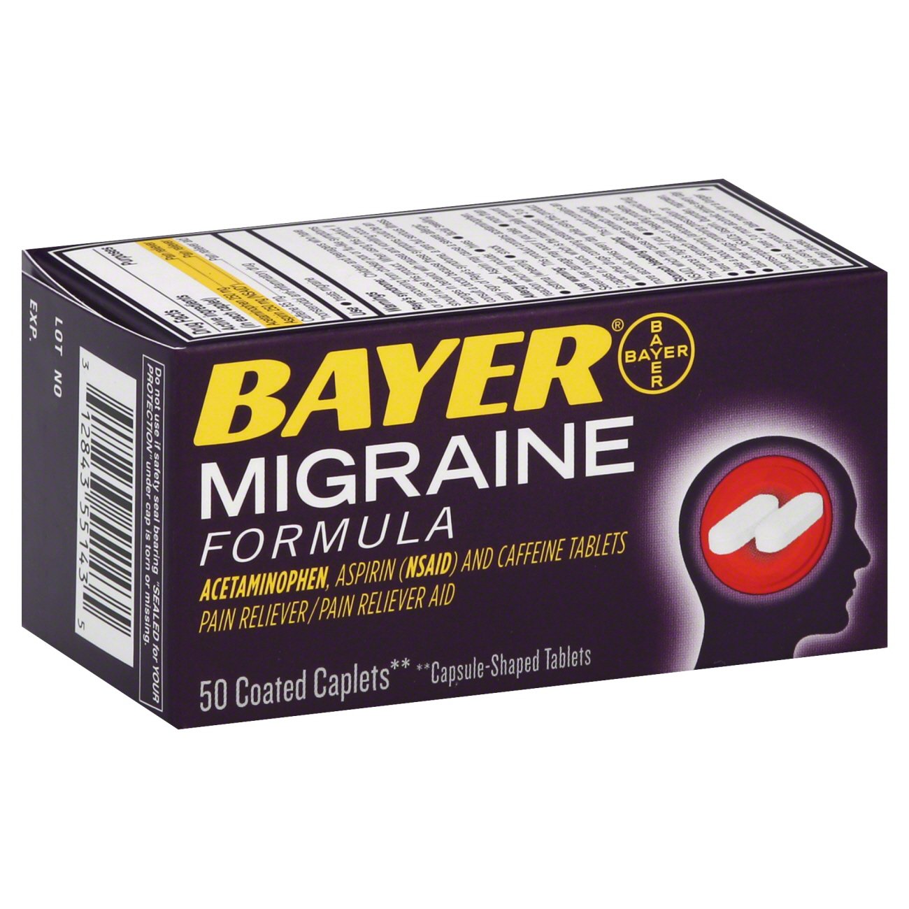 Bayer Migraine Formula Coated Caplets - Shop Pain relievers at H-E-B