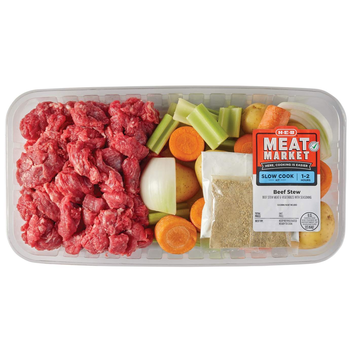 H-E-B Stew Kit - Boneless Beef & Vegetables - Shop Entrees & sides at H-E-B