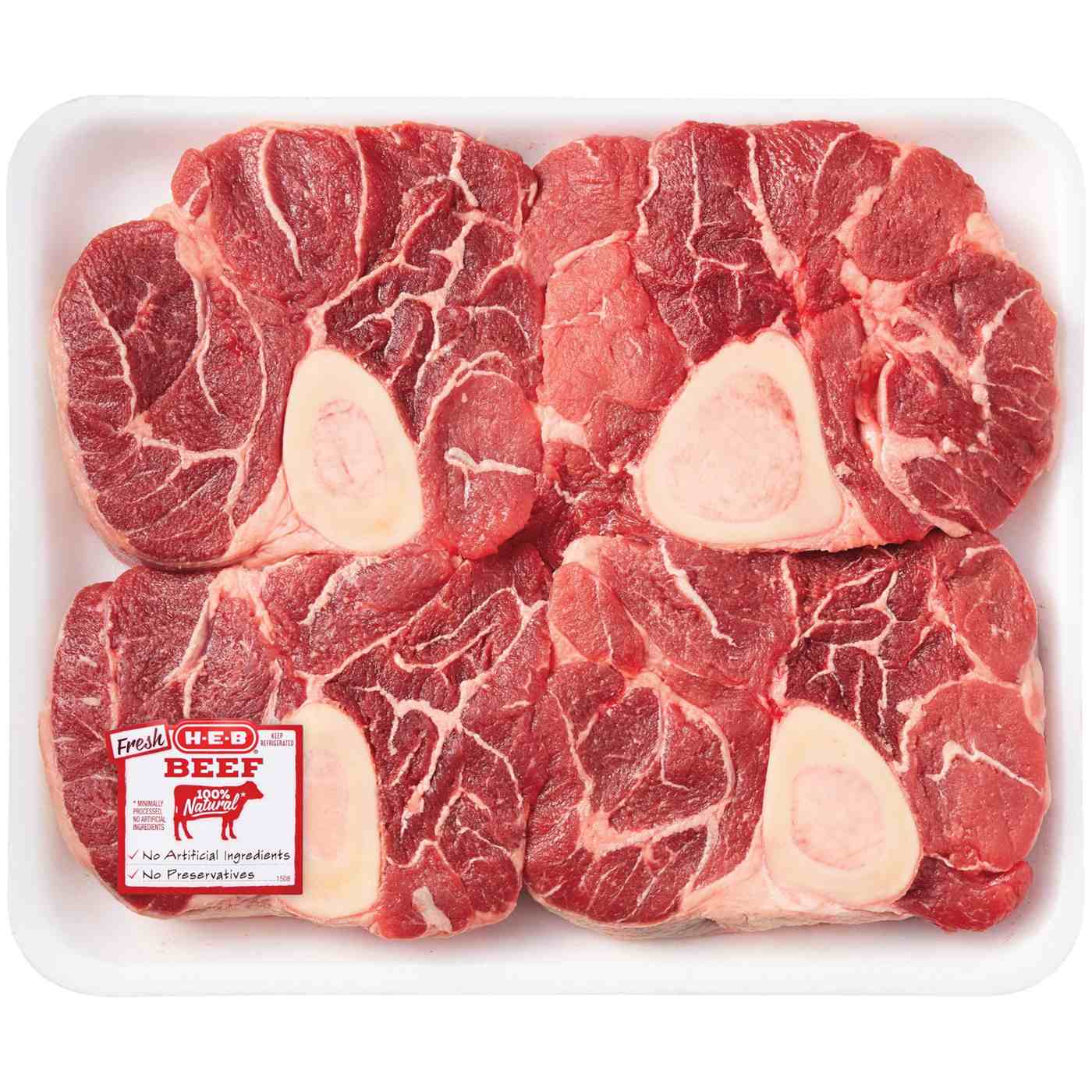 H-E-B Bone-In Center Cut Beef Shank - Value Pack - Shop Beef at H-E-B