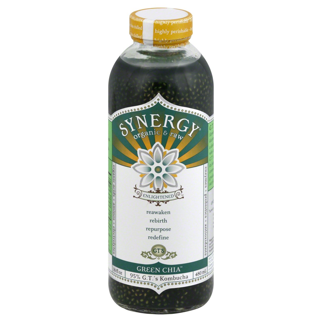 GT's Enlightened Synergy Green Chia Tea - Shop Tea at H-E-B