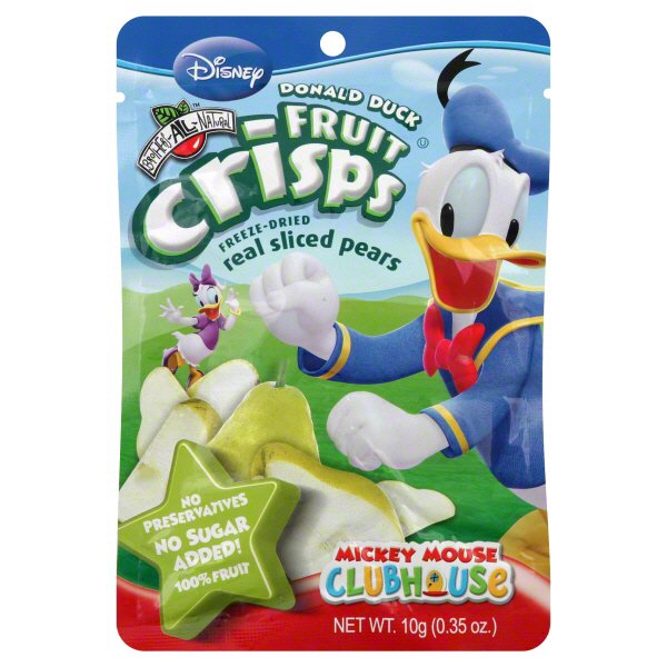 Brothers-All-Natural Disney Mickey Mouse Real Sliced Pears Fruit Crisps ...