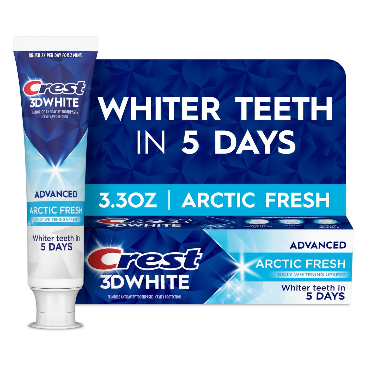 Crest 3D White Advanced Whitening Toothpaste - Arctic Fresh - Shop ...