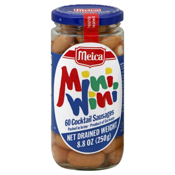 Meica Cocktail Mini Wini Sausages - Shop Meat at H-E-B