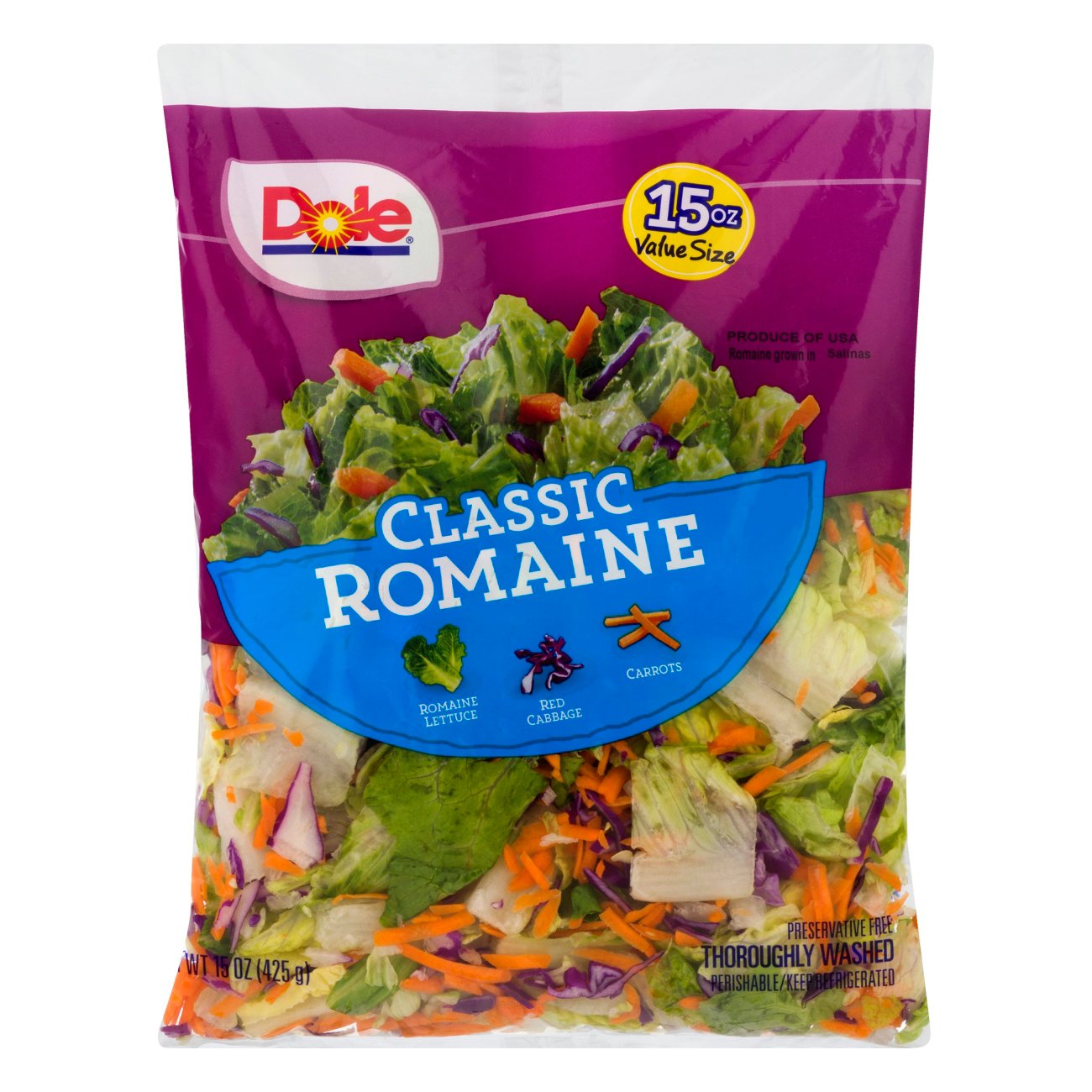 Dole Fresh Discoveries Classic Romaine - Shop Lettuce & leafy greens at ...