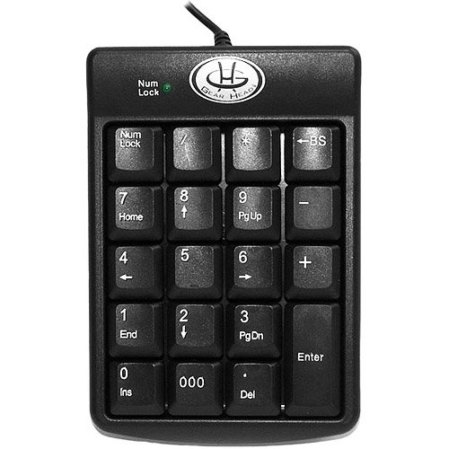 Gear Head 19-Key USB Numeric Keypad - Shop Keyboards & mice at H-E-B