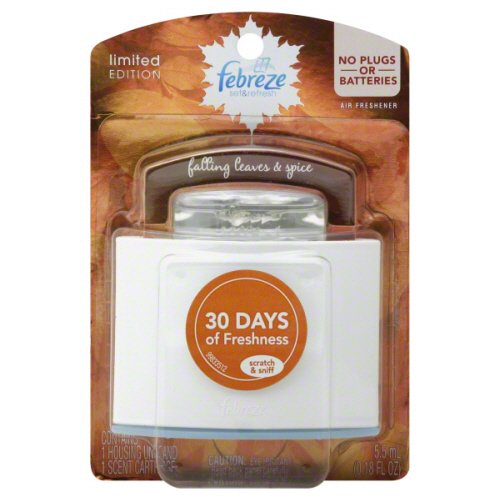Febreze Fall Leaves & Spice Limited Edition Set & Refresh Air Freshener ...