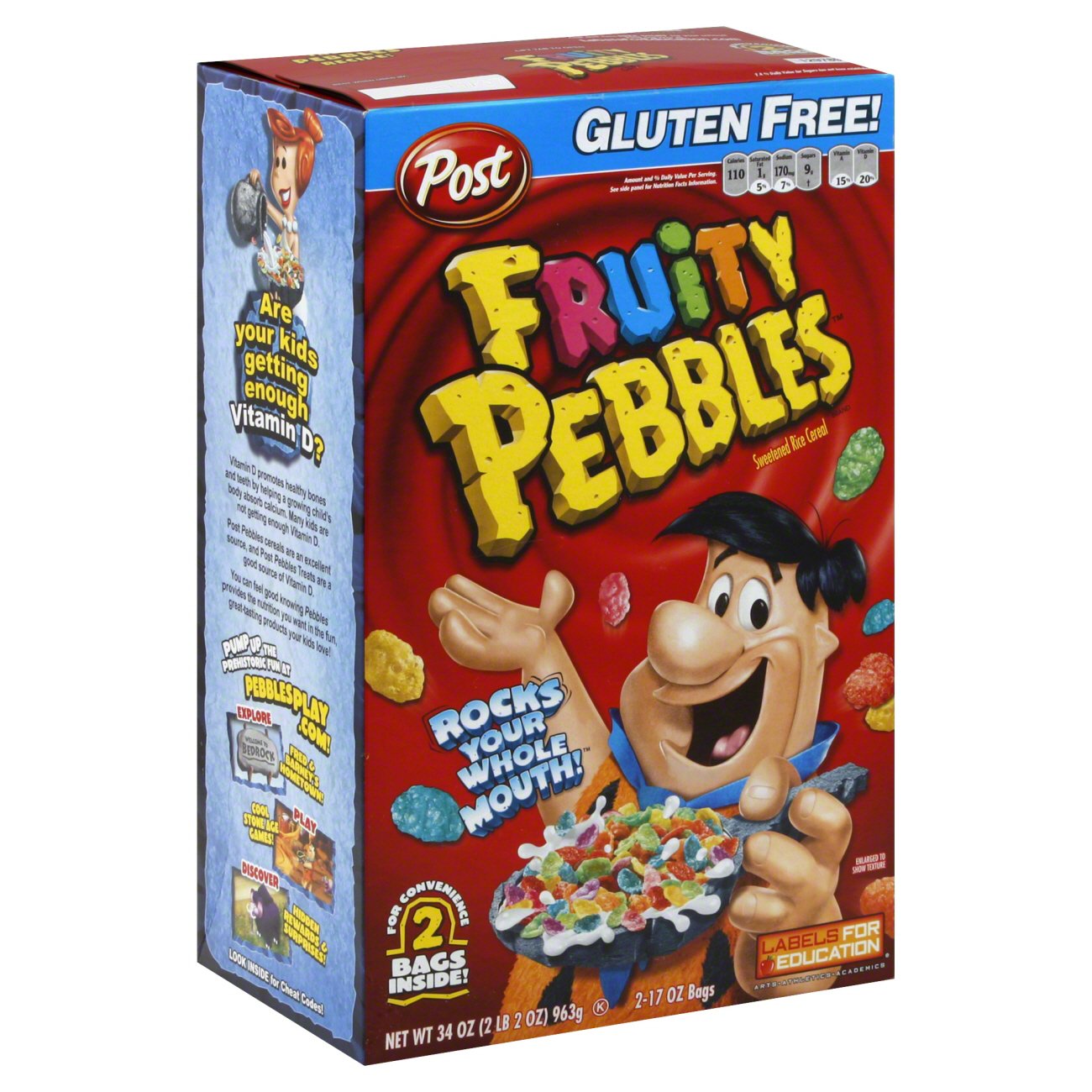 Post Fruity Pebbles Cereal - Shop Cereal at H-E-B