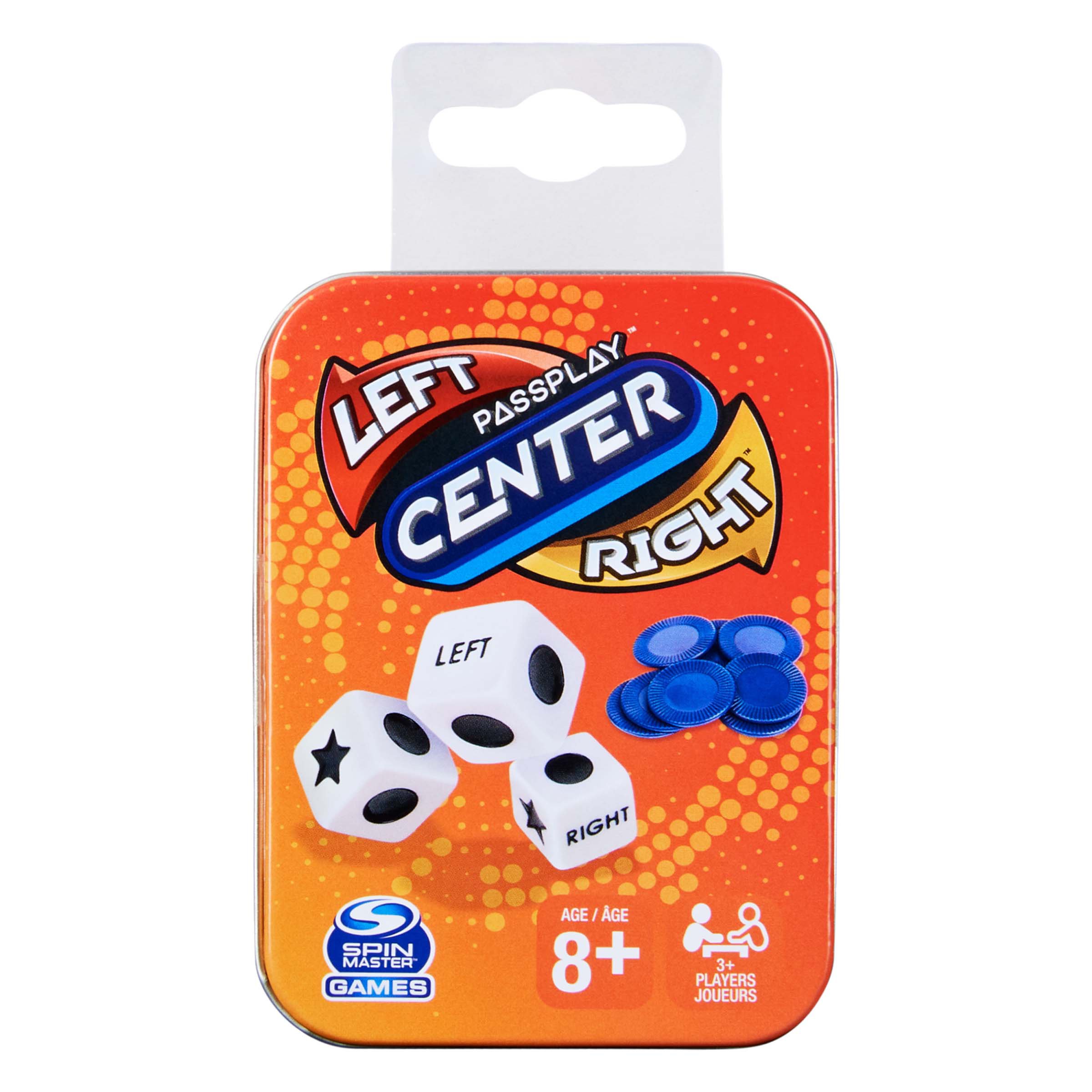 Board Traditional Games LCR Left Center Right Dice Game For Sale 