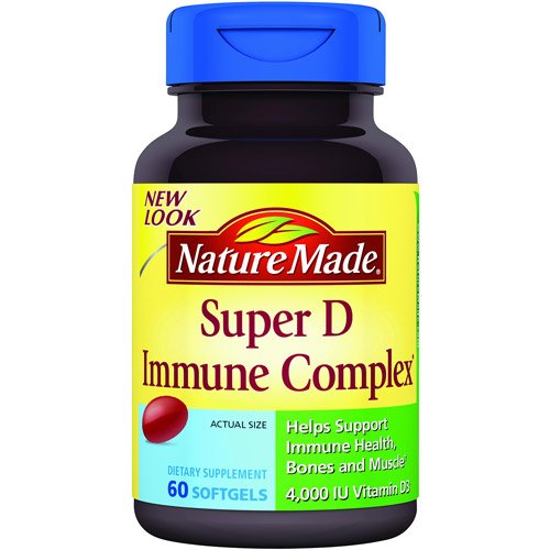 Nature Made Super D Immune Complex 4000 IU Softgels - Shop Vitamins ...