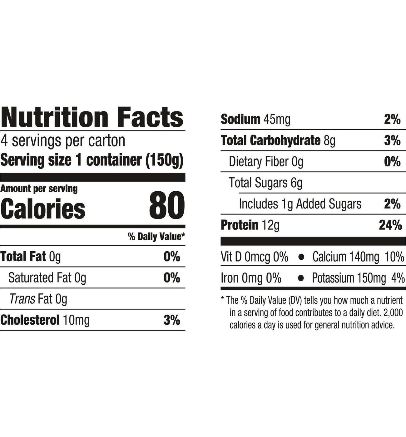 Light + Fit Nonfat Greek 4 pk Yogurt - Strawberry - Shop Yogurt at H-E-B