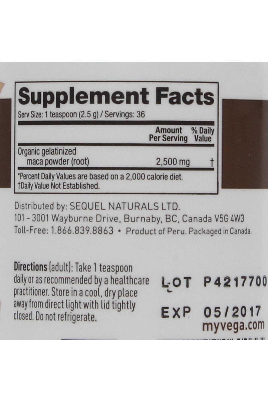 Vega Maca Powder - Shop Herbs & homeopathy at H-E-B