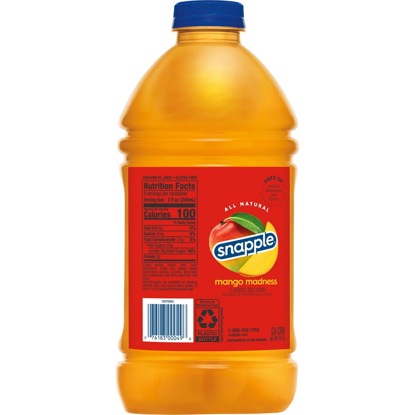 Snapple Mango Madness - Shop Juice at H-E-B