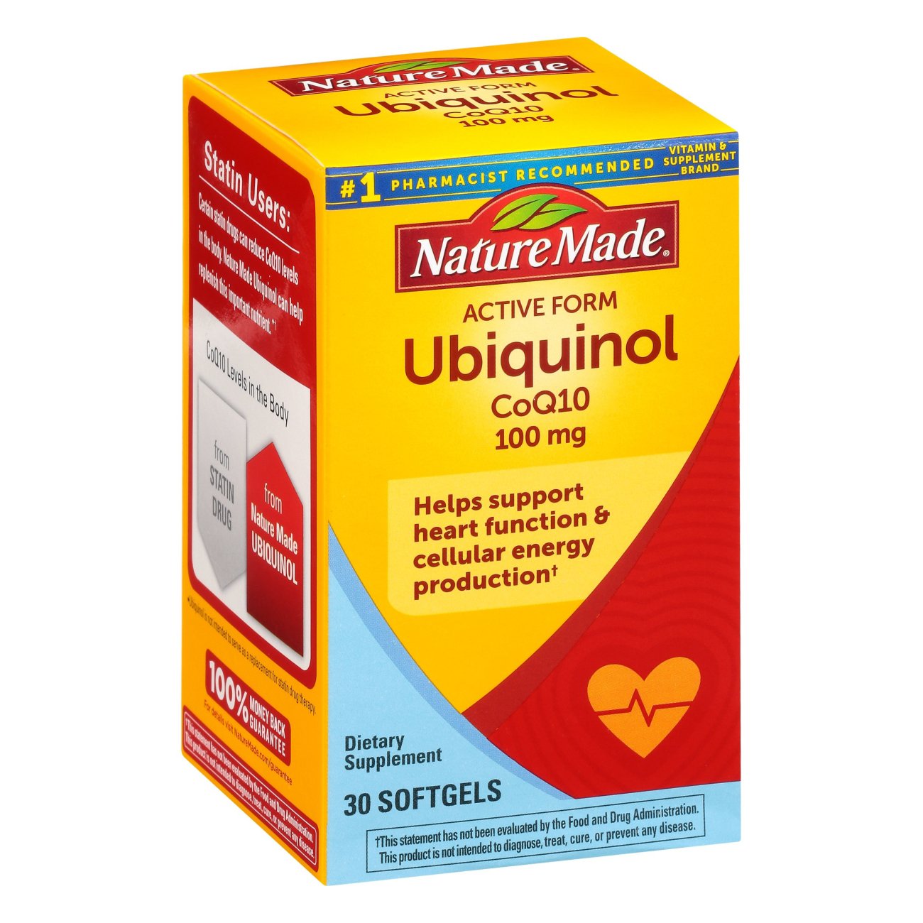 Nature Made Ubiquinol CoQ10 100 mg Softgels - Shop Diet & fitness at H-E-B