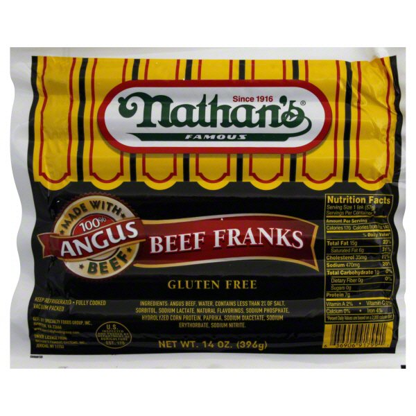 Nathan's Angus Beef Franks - Shop Hot dogs at H-E-B