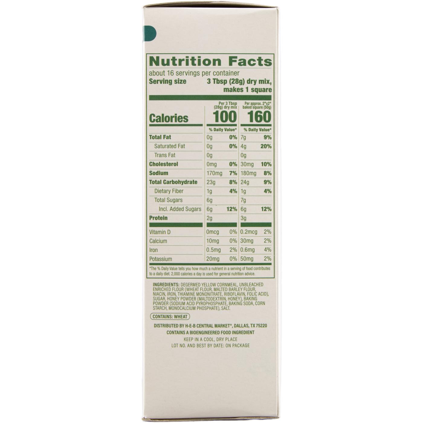 Central Market Honey Cornbread Mix - Shop Baking mixes at H-E-B