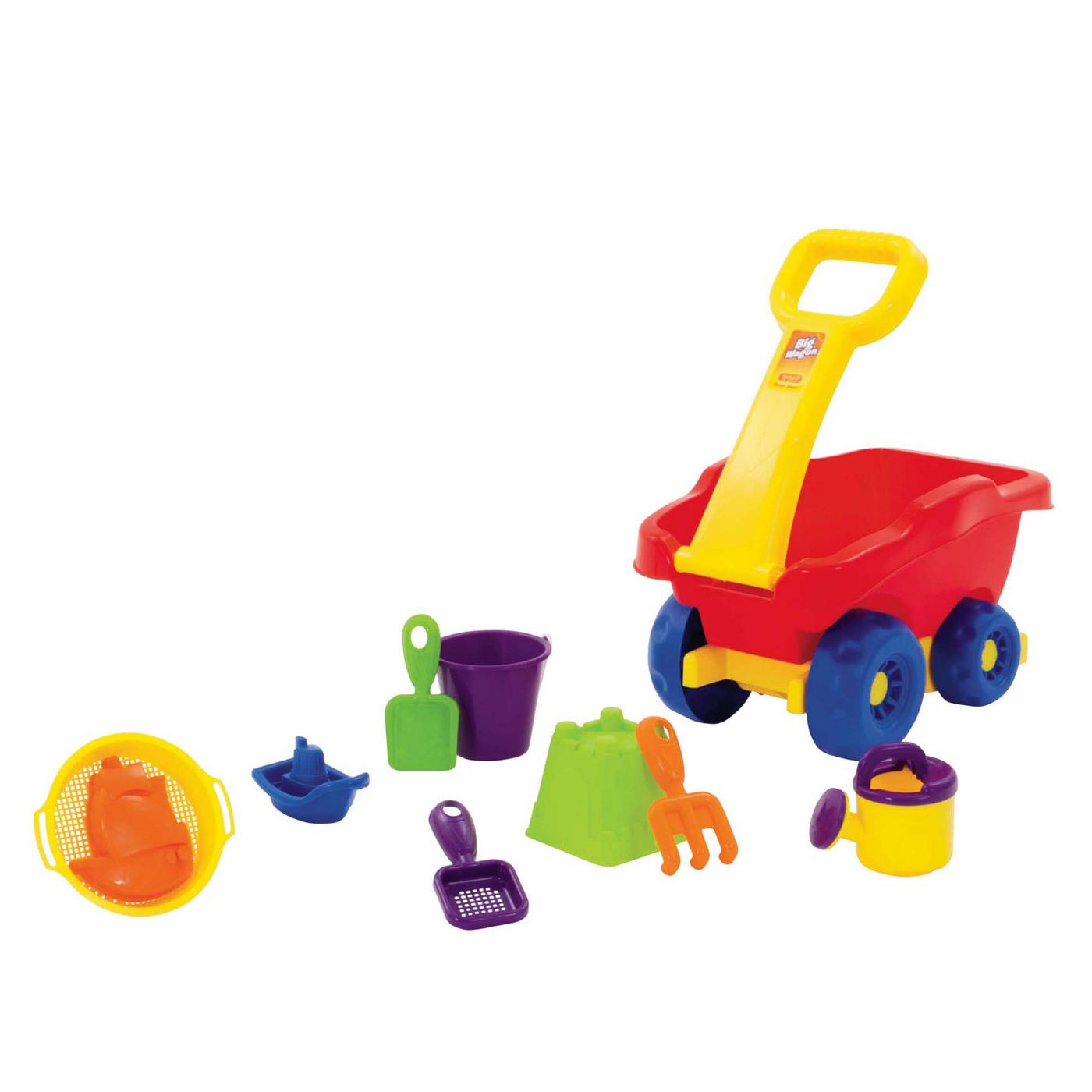 Amloid Beach Wagon with Toys - Shop Yard & sandbox toys at H-E-B
