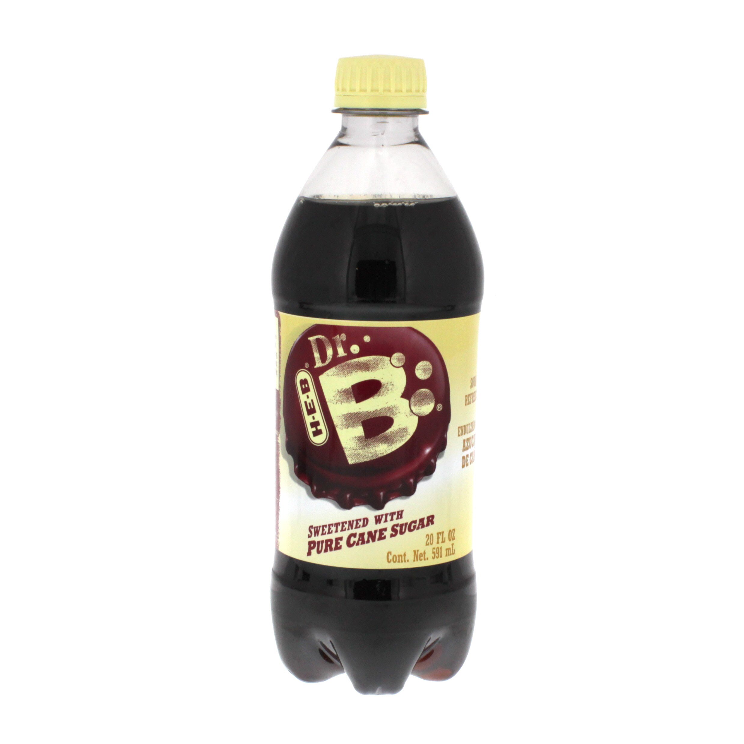 H-E-B Dr. B Pure Cane Sugar Soda - Shop Soda at H-E-B