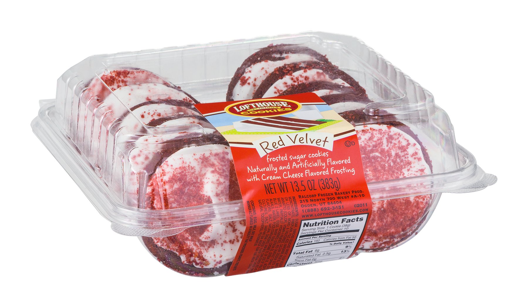 Lofthouse Red Velvet Frosted Cookies - Shop Cookies at H-E-B