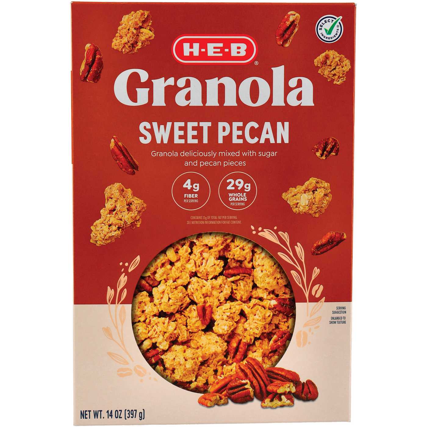 H-E-B Sweet Pecan Granola - Shop Cereal at H-E-B