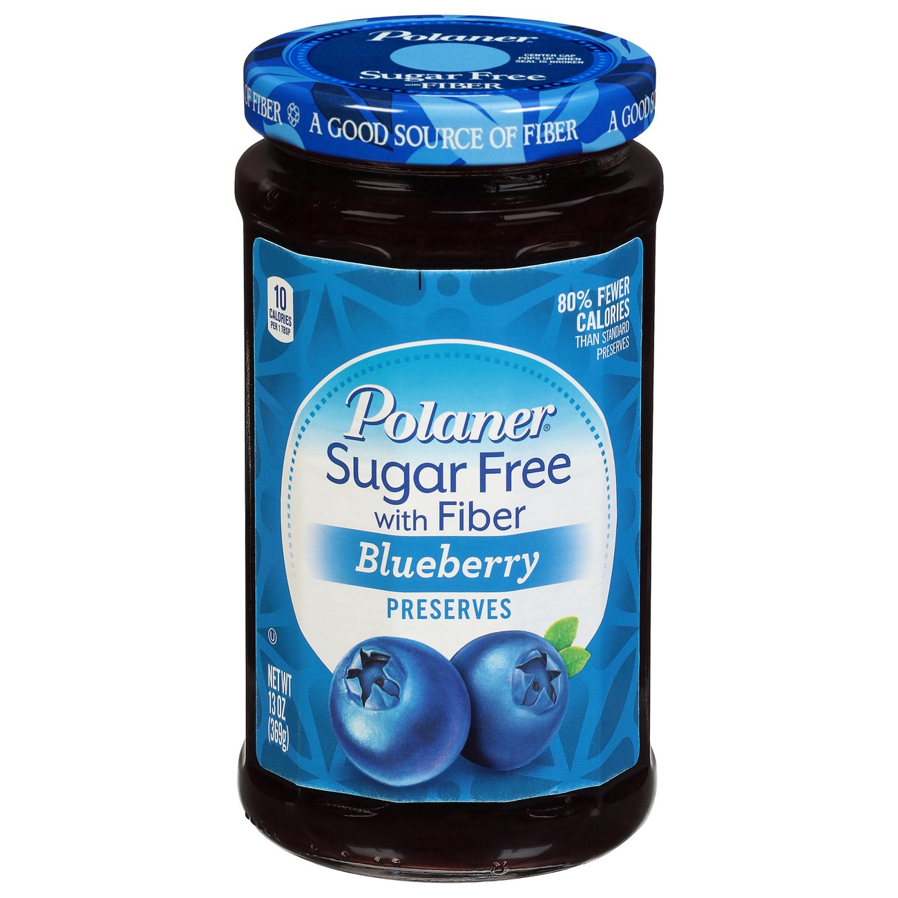 Polaner Sugar Free Blueberry Preserves with Fiber - Shop Jelly & Jam at H-E-B