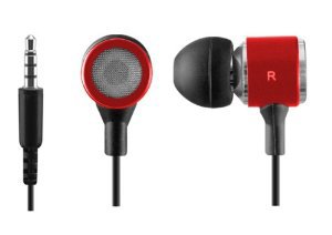 Sentry Red Metal Stereo Earbuds - Shop Headphones at H-E-B