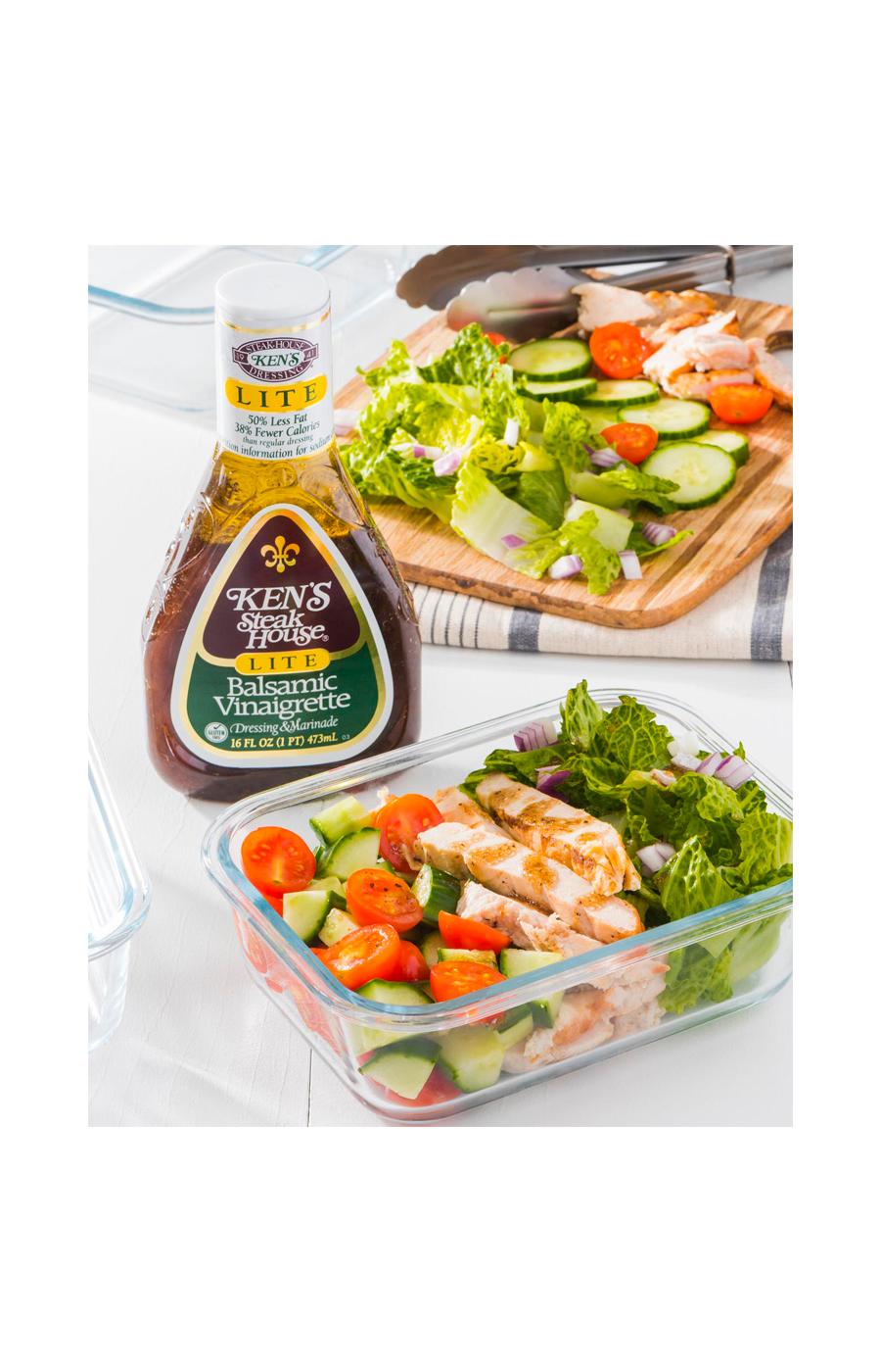 Ken's Steak House Lite Balsamic Vinaigrette Dressing - Shop Salad ...