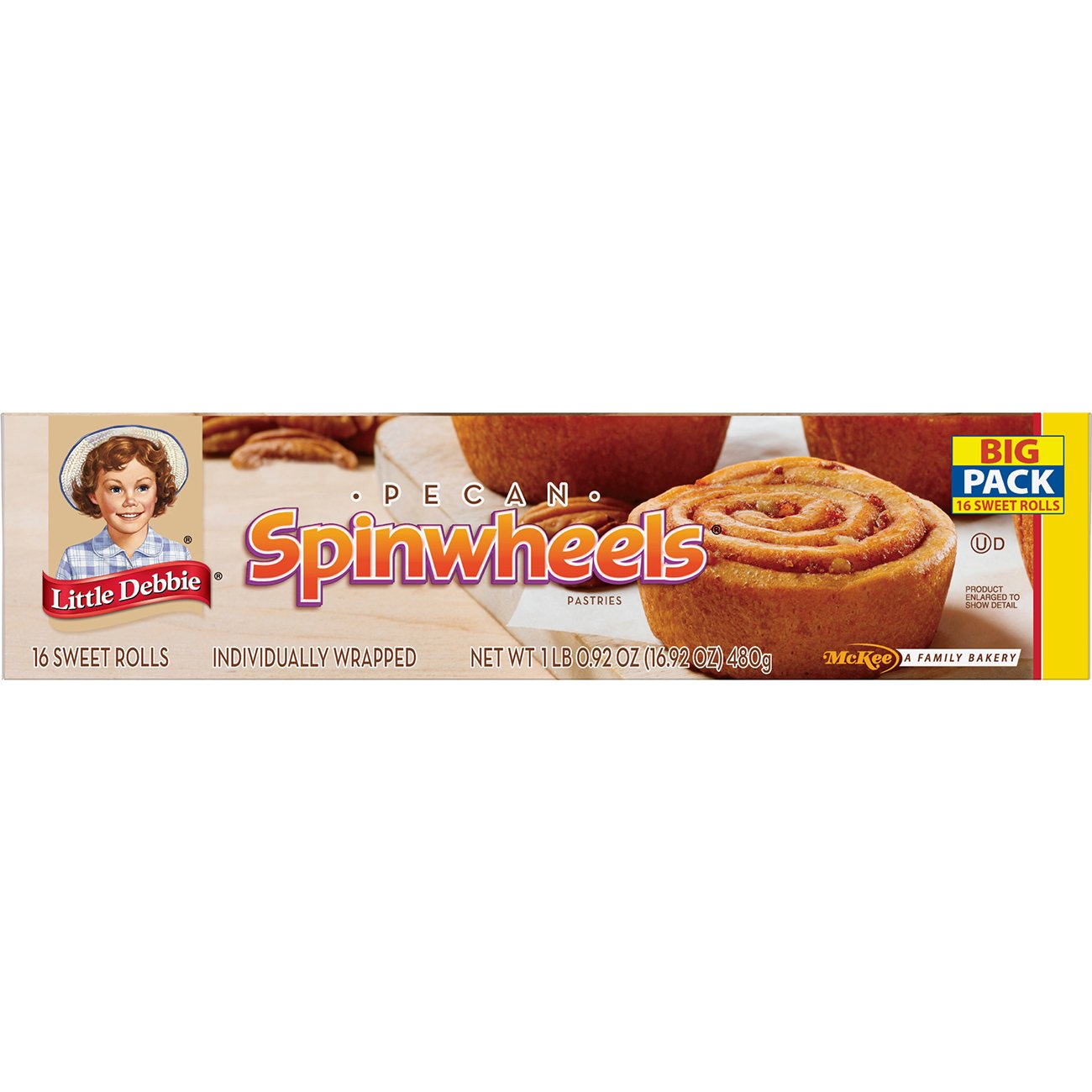 Little Debbie Pecan Spinwheels Big Pack - Shop Snack cakes at H-E-B