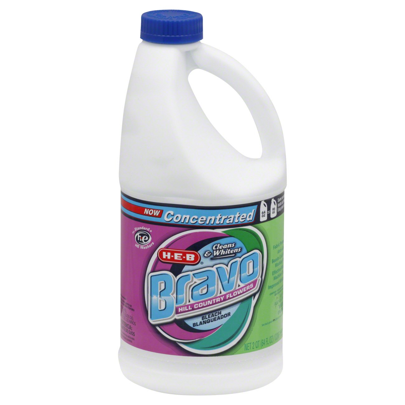 H-E-B Bravo Concentrated Hill Country Flowers Bleach - Shop Laundry at ...