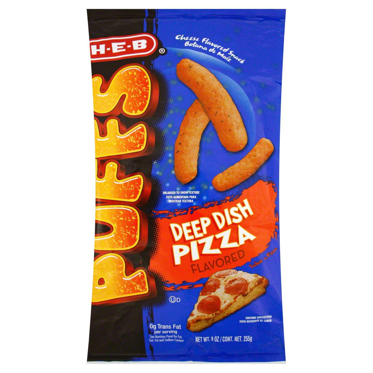 H-E-B Deep Dish Pizza Flavored Puffs - Shop Chips at H-E-B