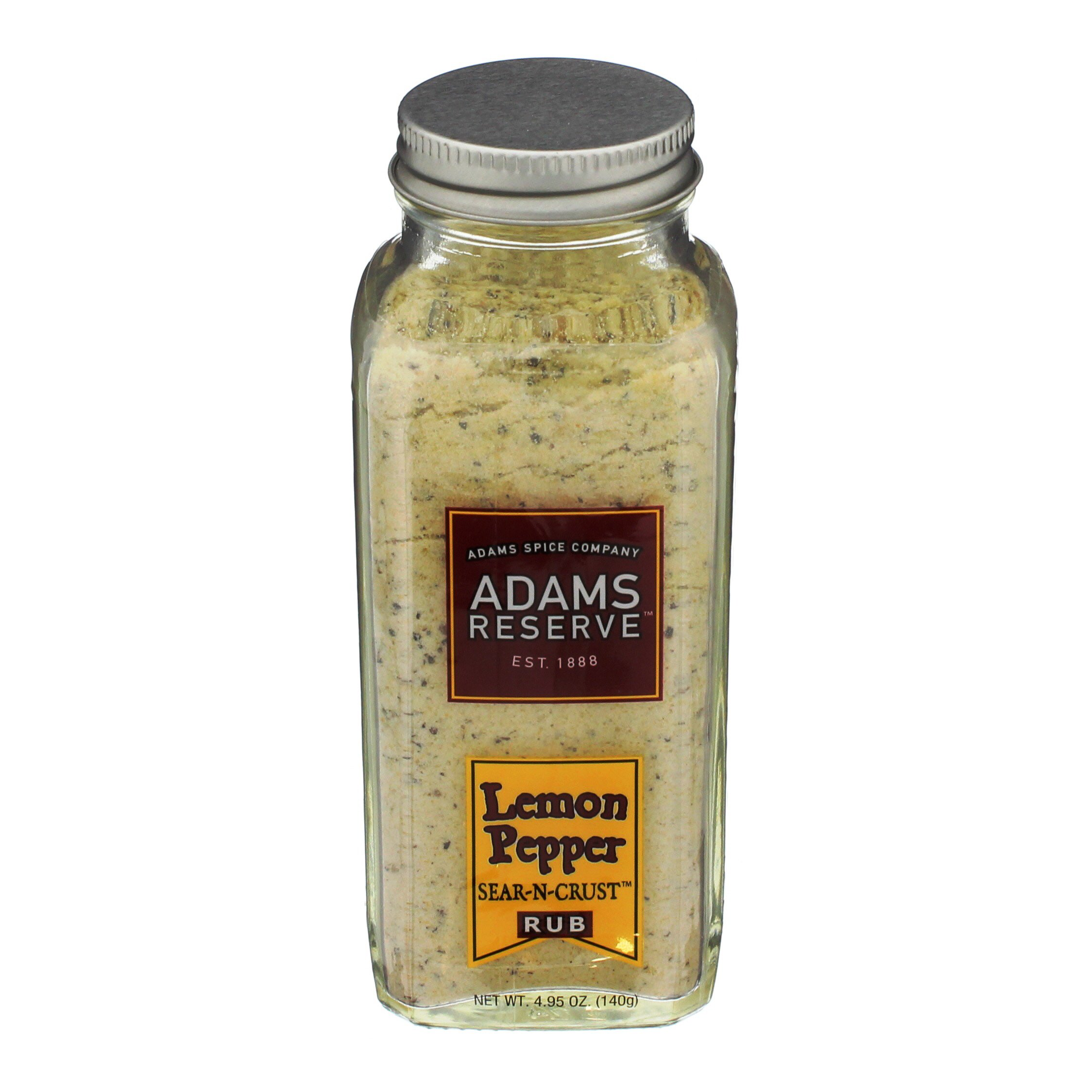 Adams Reserve Lemon Pepper Sear-N-Crust Rub - Shop Herbs & Spices at H-E-B