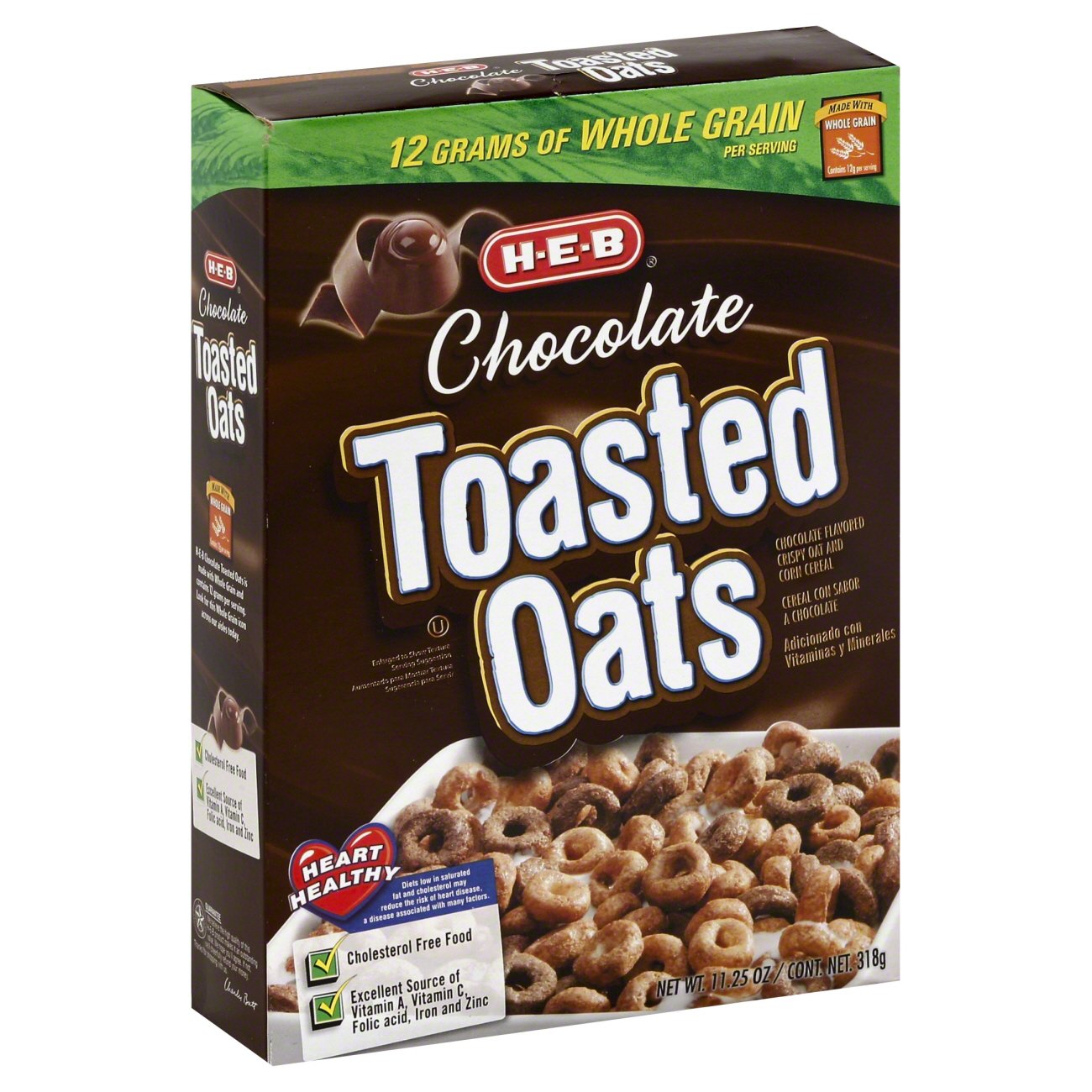 H-E-B Chocolate Toasted Oats - Shop Cereal at H-E-B