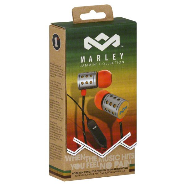 Marley Jammin' Collection Eco-Friendly Noise-Isolating Midnight Ravers ...