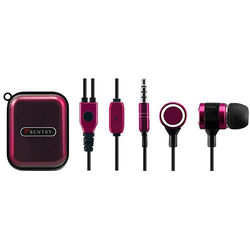 Sentry Pink Talk Buds Metal Earbuds With Microphone - Shop Electronics ...