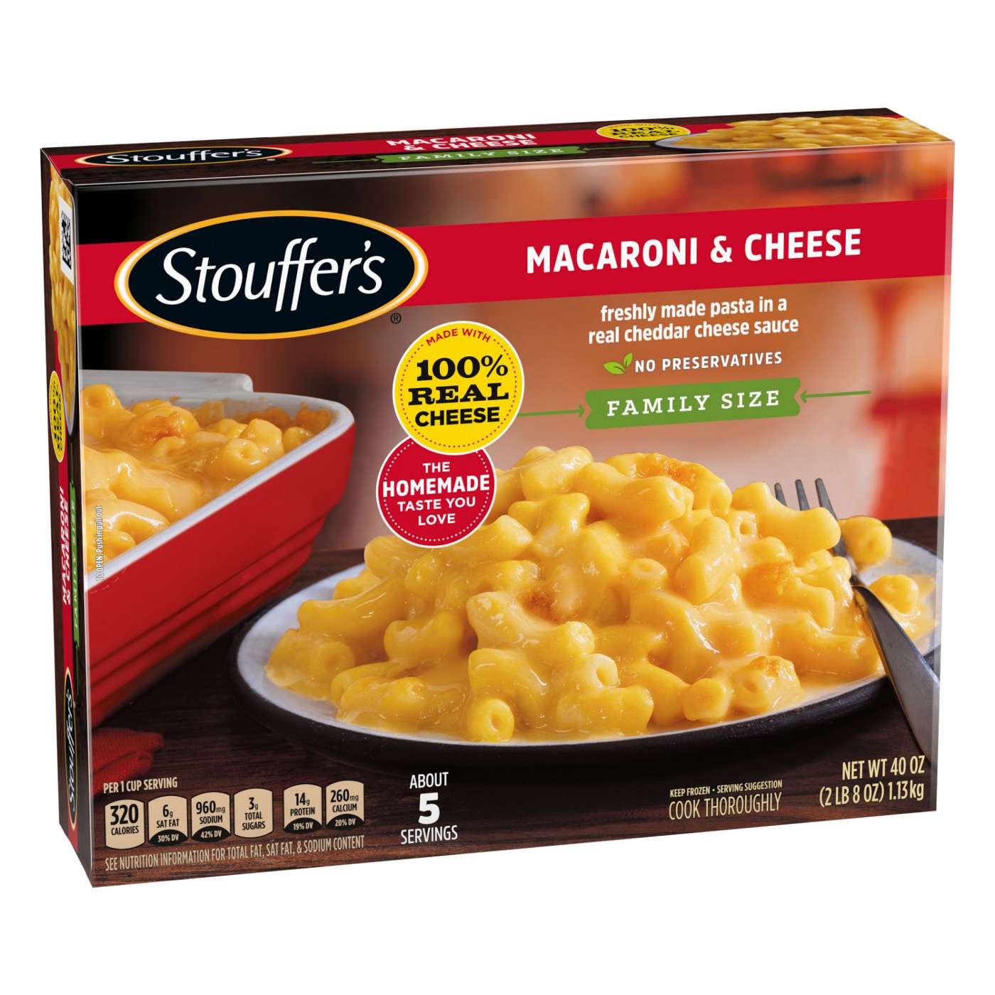 STOUFFER'S Macaroni & Cheese Family Size - Shop Entrees & sides at H-E-B