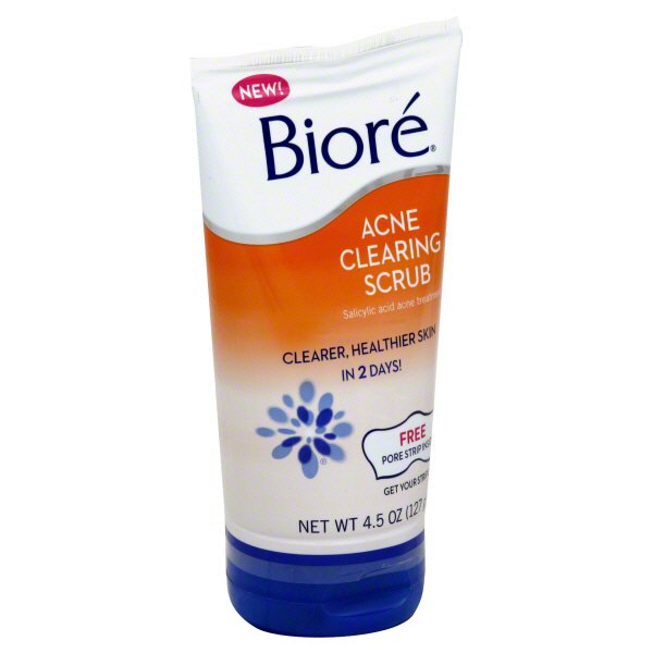 Biore Acne Clearing Scrub - Shop Bath & Skin Care at H-E-B