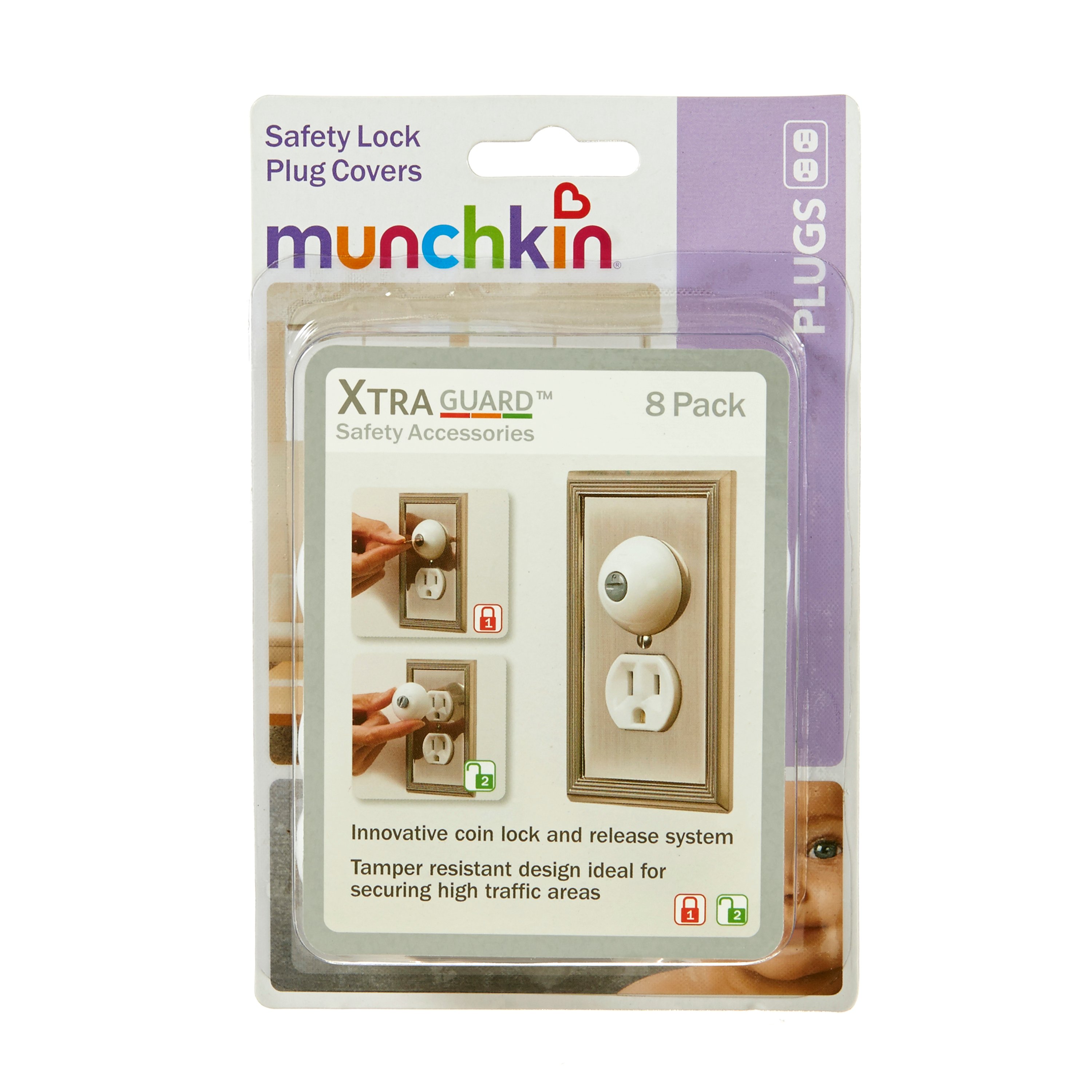 Munchkin XTRAGUARD Safety Lock Plug Covers - Shop Electrical protection ...