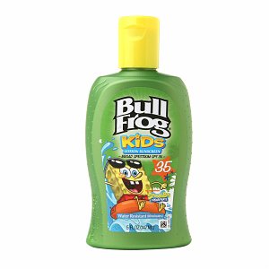 Bull Frog Kids Sponge Bob Sunscreen Lotion SPF 35 - Shop Lotion ...